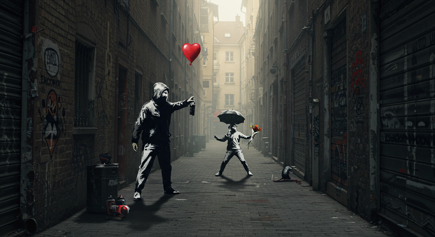 バンクシー とは何者？：正体が誰かを考察 | Spotlight People